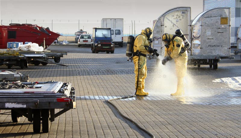 Accident with chemicals stock photo. Image of harm, toxin - 4175020