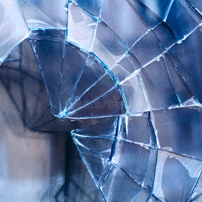Accident Cracked Damaged Broken House Window Stock Photo - Image of ...