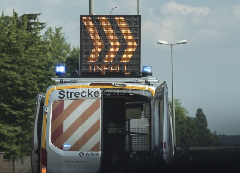 Accident or Crash Warning Sign Stock Image - Image of flow, insurance ...