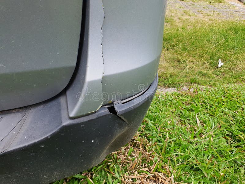 Van accident damage stock image. Image of smash, dented - 319185465