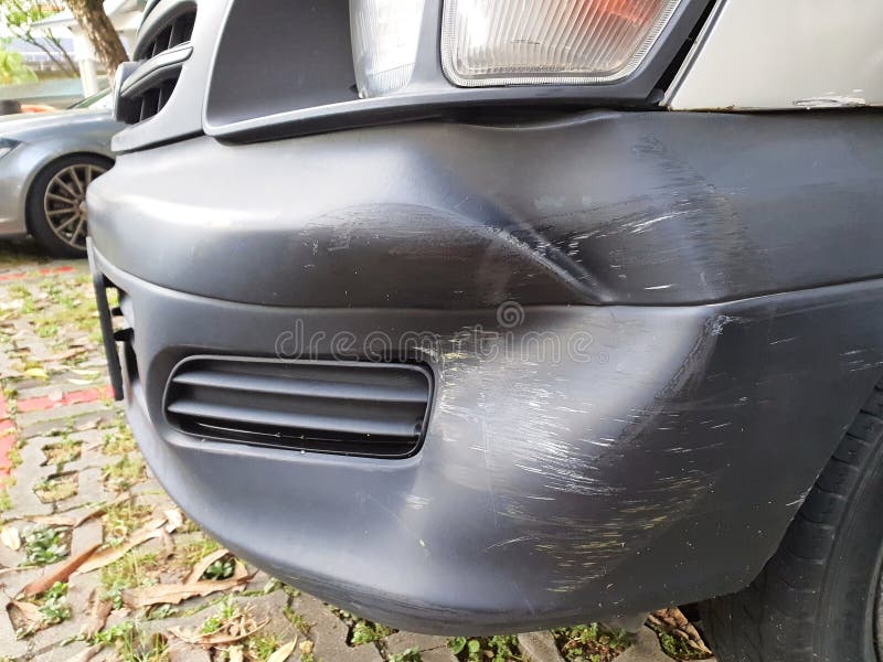 Van accident damage stock photo. Image of vehicle, dent - 322381300