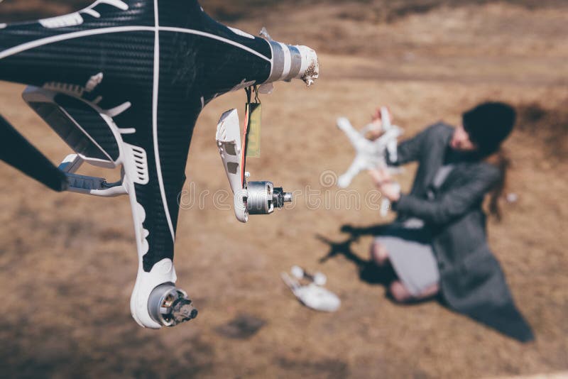 Accident with a drone stock photo. Image of broken, propeller - 90918876