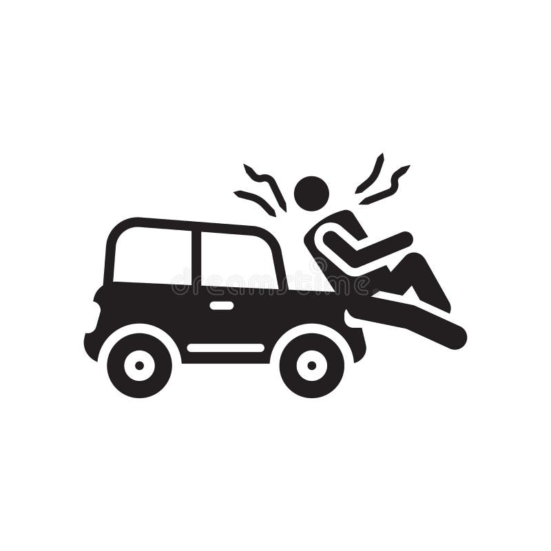Accident Icon Vector Sign and Symbol Isolated on White Background ... Accident Icon Vector Sign and Symbol Isolated on White Background ...