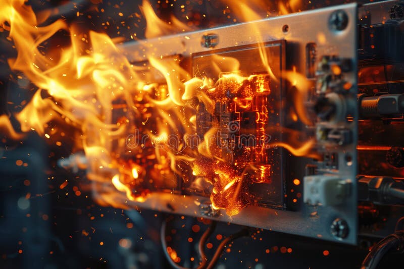 Accident Involving High Voltage Power Board Terminal Electrical Short ...