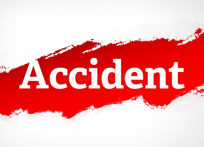 Accident Red Brush Abstract Background Illustration Stock Illustration ...