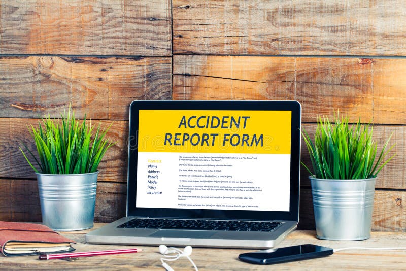 Accident Report Form Computer Screen Stock Photos - Free & Royalty-Free ...