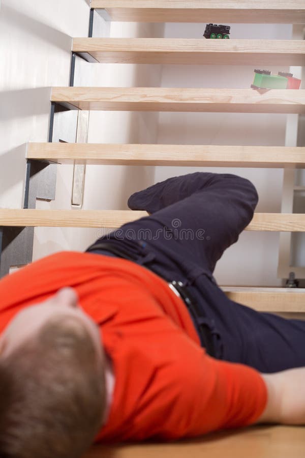 Falling down the stairs stock photo. Image of failure - 29938572