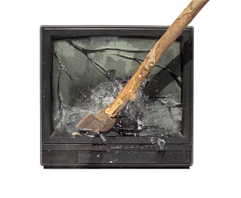 Accident TV image stock. Image du éclat, coup, glace - 33417115