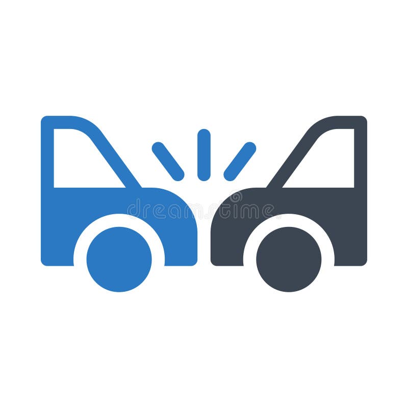Accident Vector Glyph Color Icon Stock Illustration - Illustration of ...