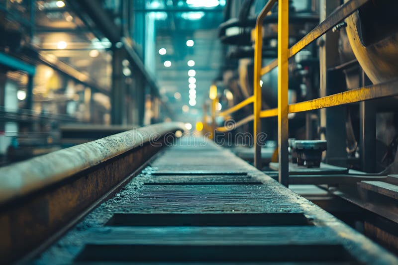 Accident at Work: Close-Up View of Factory Operations Stock Photo ...