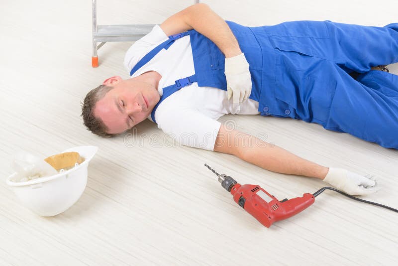Accident at work stock image. Image of emergency, floor - 50740021