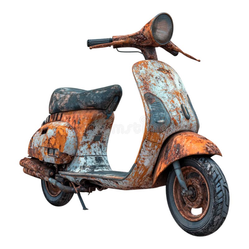 Accidental Motorcycle for Accident Scenes Isolated Against a ...