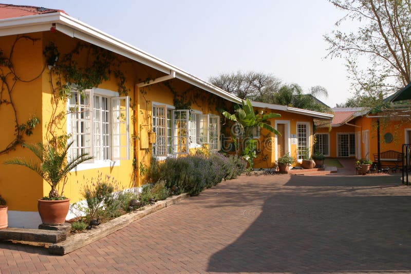 Accommodation Guesthouse stock image. Image of light, patio - 3249449