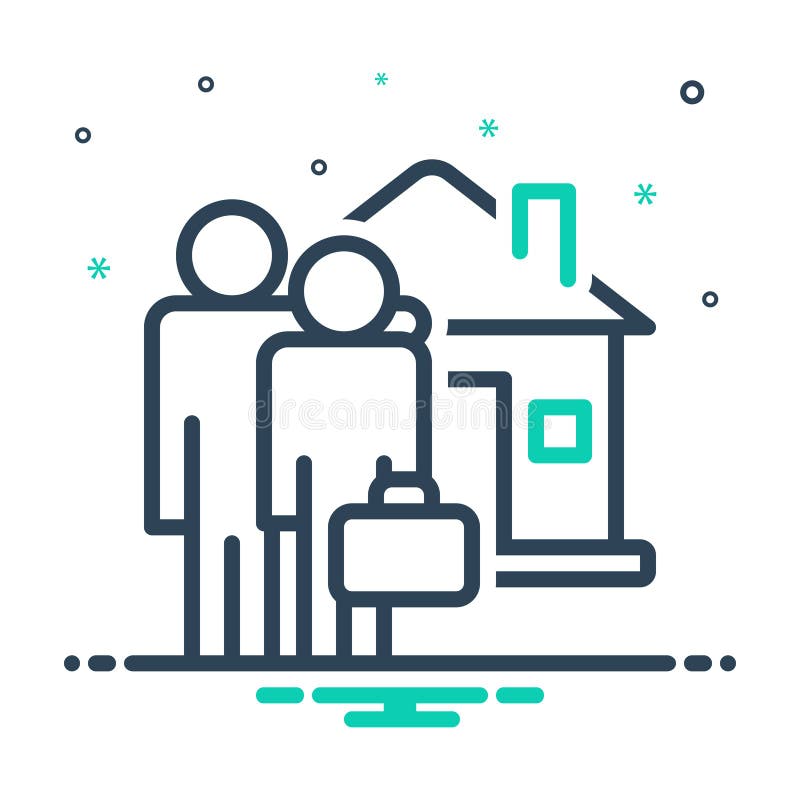 Mix Icon for Accompany, Joint and Keep Stock Vector - Illustration of ...