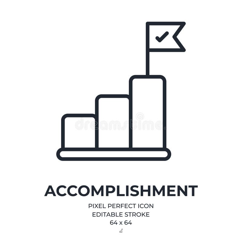 ACCOMPLISHMENT , Reaching Business Concept Vector Illustration Stock ... ACCOMPLISHMENT , Reaching Business Concept Vector Illustration Stock ...