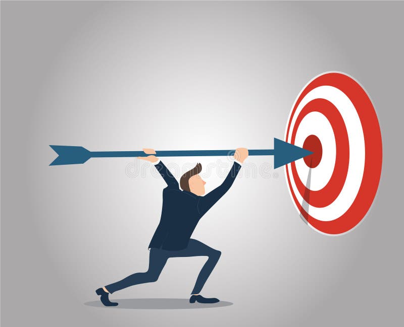 ACCOMPLISHMENT , Reaching Business Concept Vector Illustration Stock ...