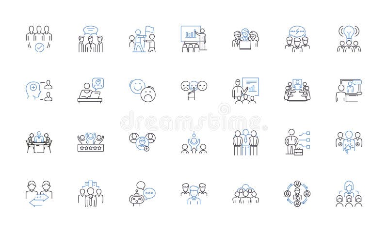 Accord Line Icons Collection. Harmony, Agreement, Consensus ...