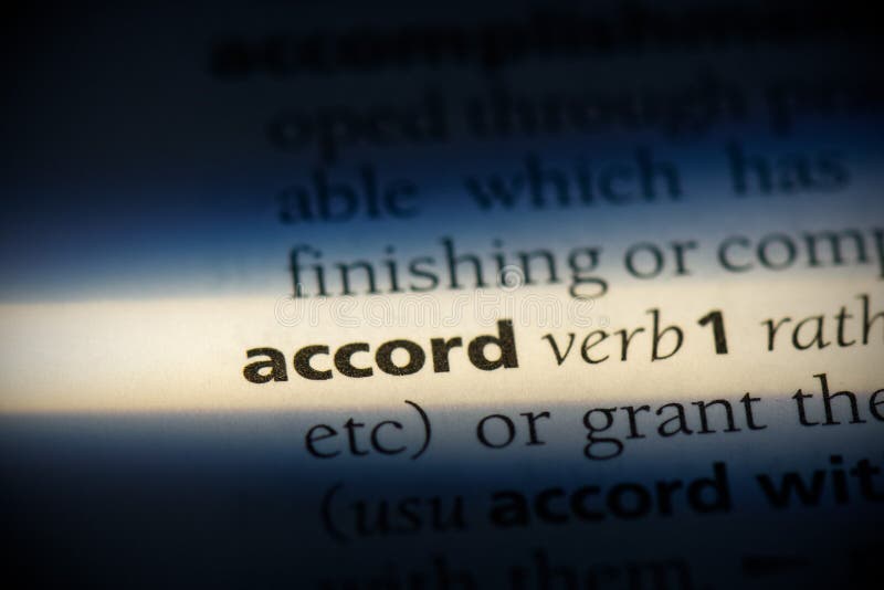 Accord stock image. Image of paper, vocabulary, accord - 161088797