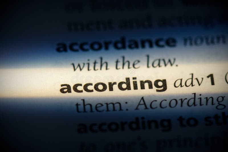 According stock image. Image of language, meaning, closeup - 161576245