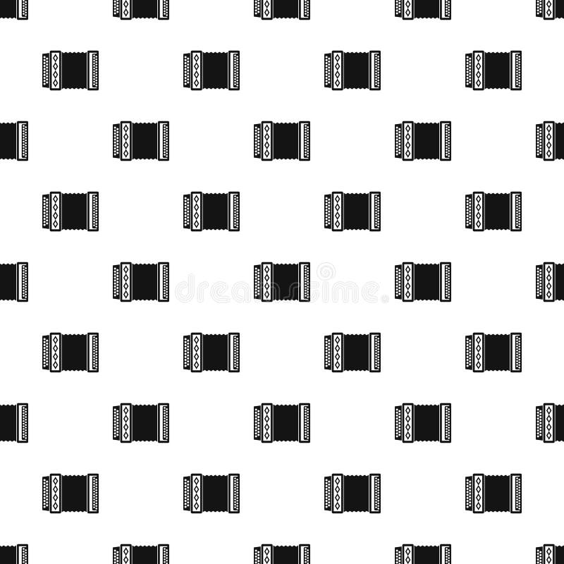 Accordion pattern vector stock vector. Illustration of classical ...