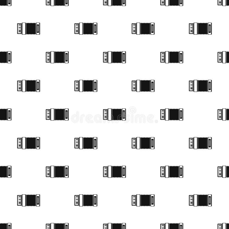Accordion Pattern, Simple Style Stock Vector - Illustration of keyboard ...