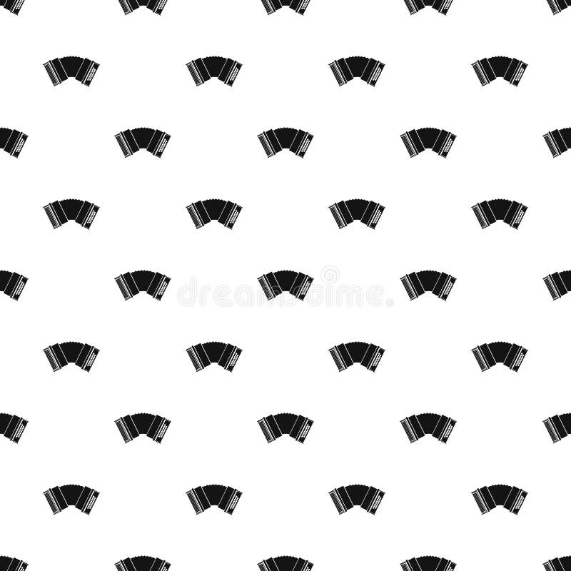 Accordion Pattern, Simple Style Stock Vector - Illustration of hobbies ...