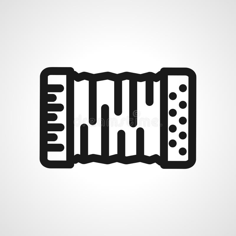 Accordion Line Icon. Accordion Linear Outline Icon Stock Vector ... Accordion Line Icon. Accordion Linear Outline Icon Stock Vector ...