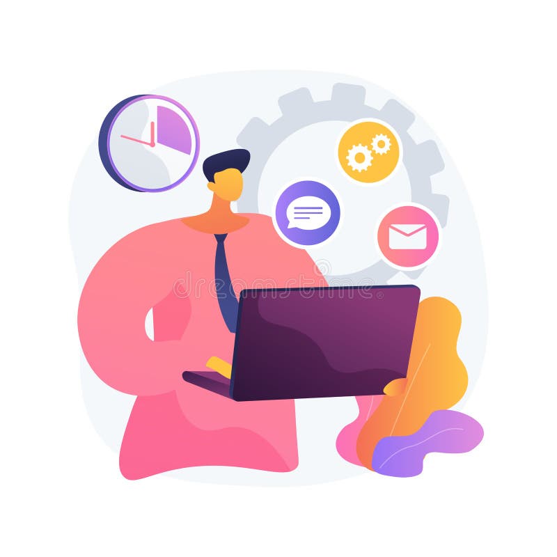 Account Administrator Abstract Concept Vector Illustration Stock Vector ... Account Administrator Abstract Concept Vector Illustration Stock Vector ...