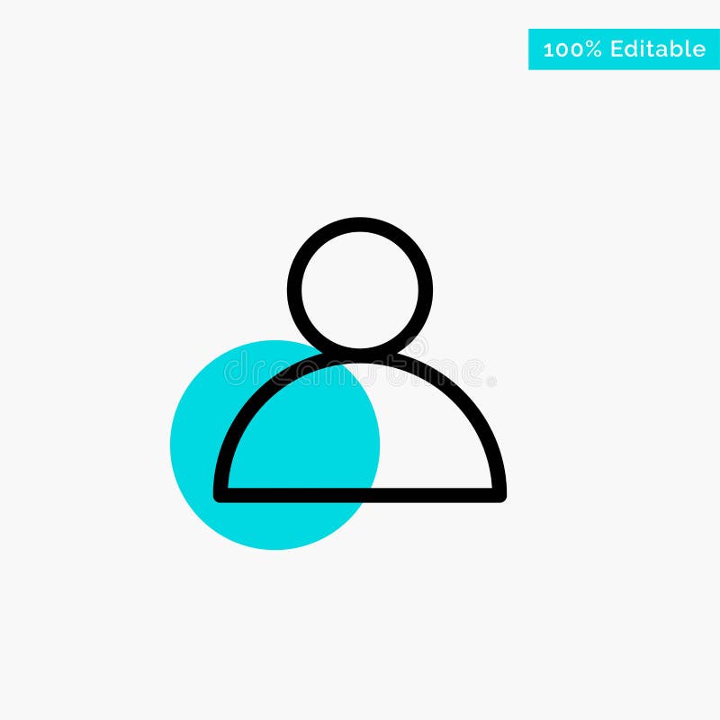 Account, Avatar, User Business Flat Line Filled Icon Vector Banner ...