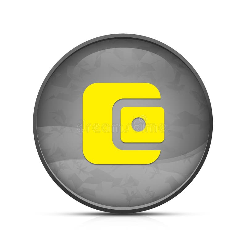 Account Balance Wallet Icon on Classy Splash Black Round Button ...
