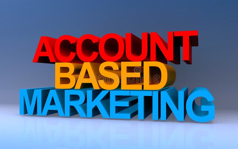 ABM - Account Based Marketing. Business Concept. Vector Stock ...