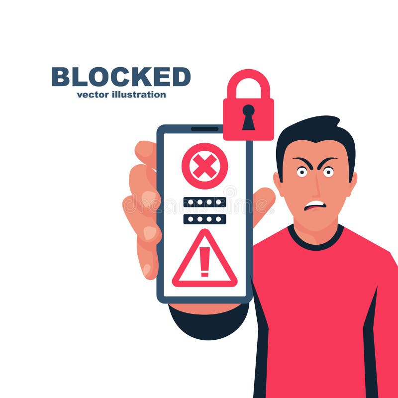 Cartoon Angry Computer User Stock Illustrations – 77 Cartoon Angry ...