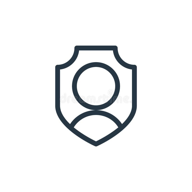 Account Icon Vector from Shopping Concept. Thin Line Illustration of ...