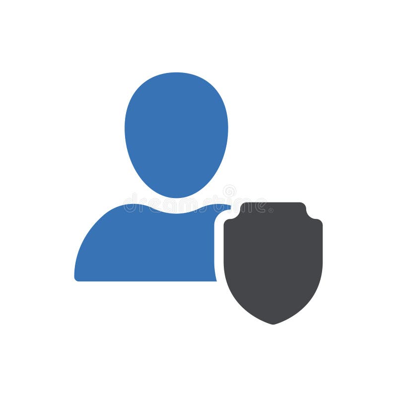 Account Vector Glyph Color Icon Stock Vector - Illustration of customer ...