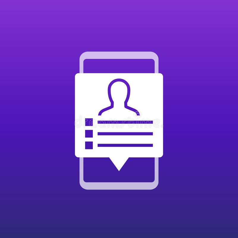 Account Info Vector Icon, Profile, Personal Data Stock Vector ...