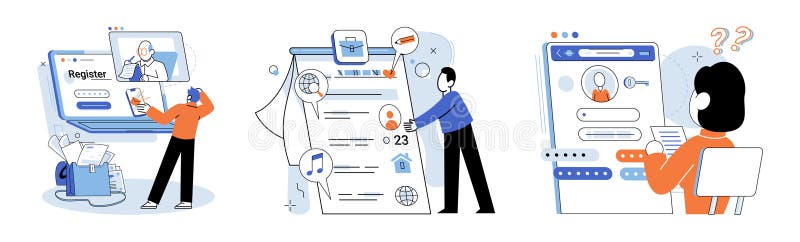 Account Login. To Log on, You Must Enter Your Account Credentials Stock ...