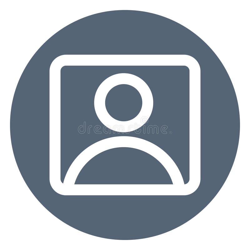 Account, Man Bold Vector Icon Which Can Be Easily Edited or Modified ...