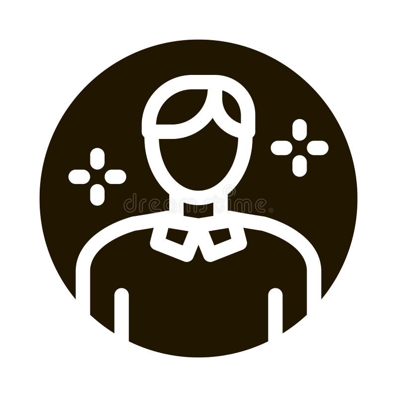 Account Manager Icon Vector Outline Symbol Illustration Stock Vector ...