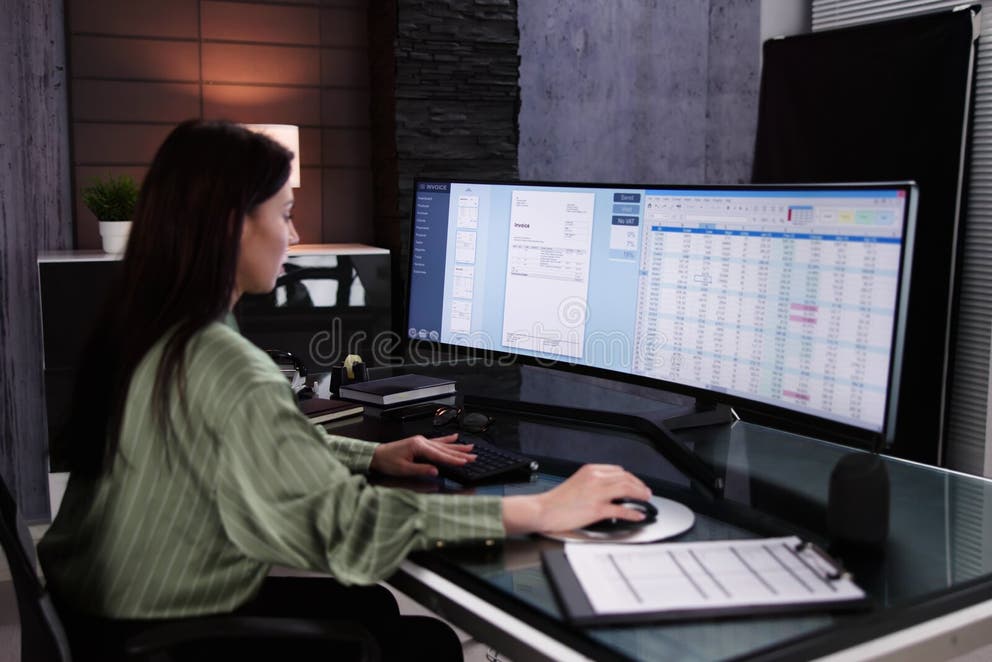 Account Manager in Office Coding Medical Stock Image - Image of ...