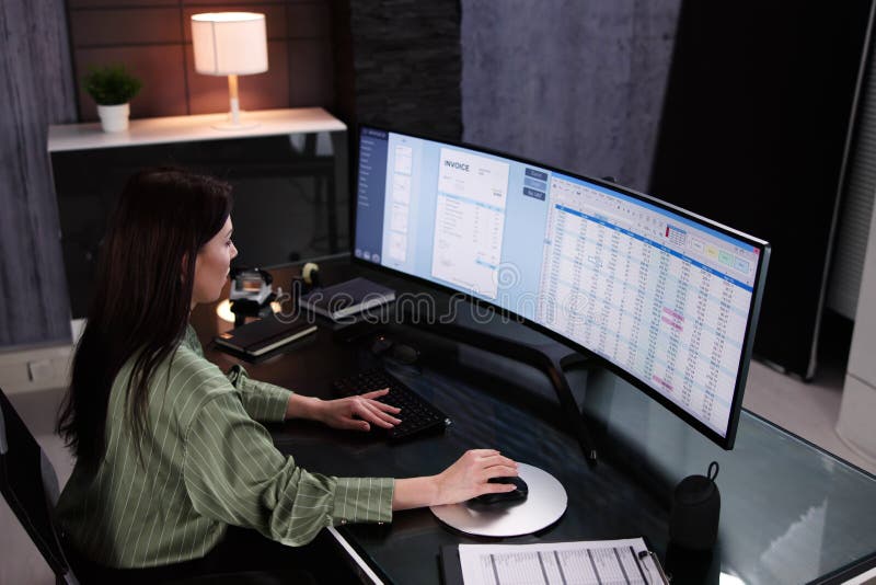 Account Manager in Office Coding Medical Stock Image - Image of woman ...