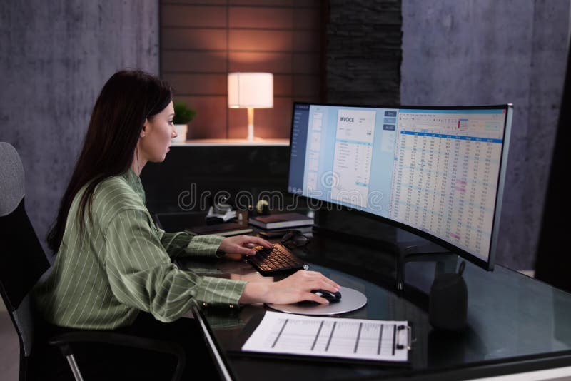 Account Manager in Office Coding Medical Stock Photo - Image of woman ...