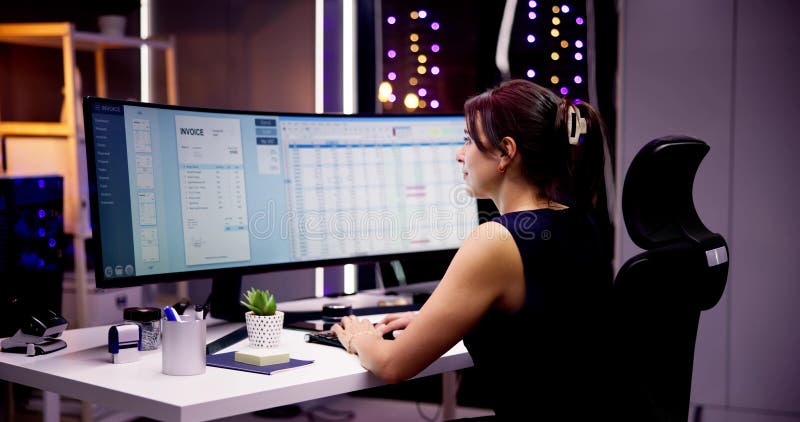 Account Manager in Office Coding Stock Image - Image of coding, audit ...