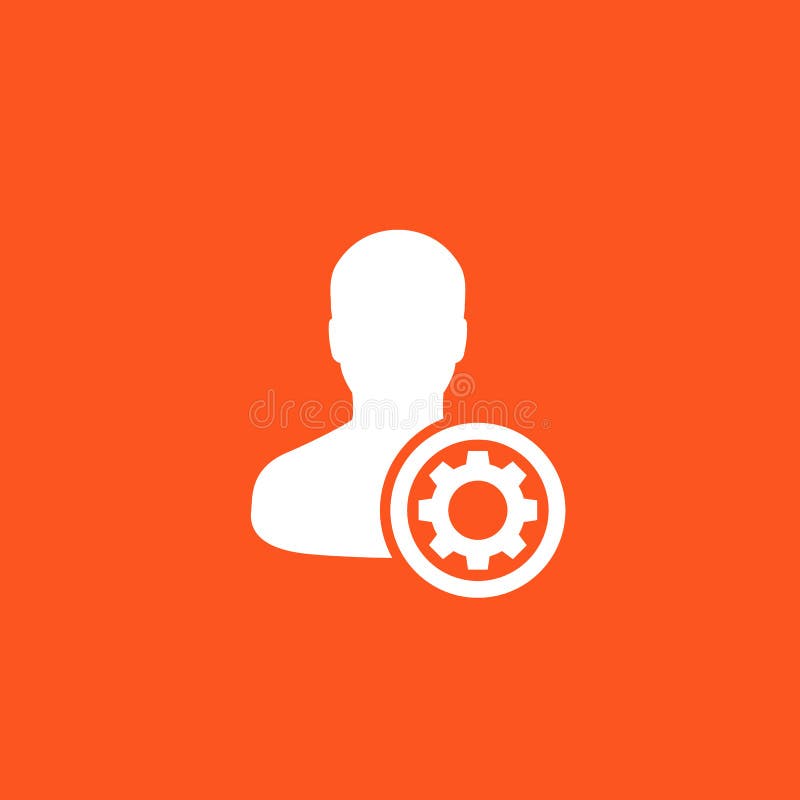 Account, Profile Settings Icon Stock Vector - Illustration of client ...