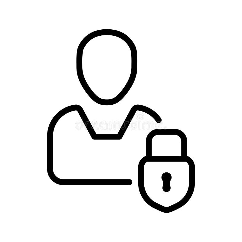 Account security icon stock vector. Illustration of secure - 225661639
