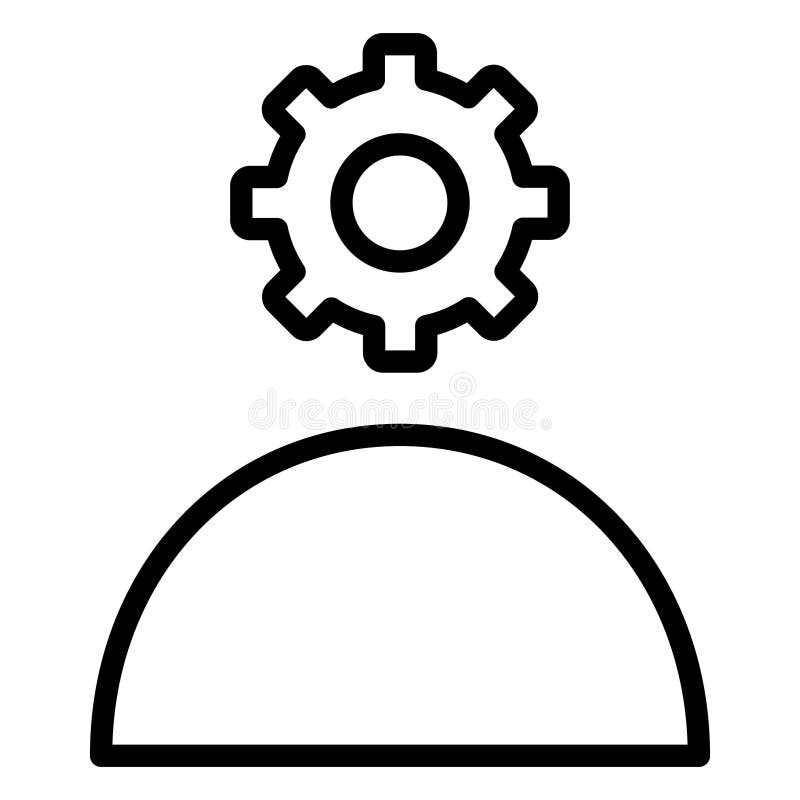 Account Setting Isolated Vector Icon Which Can Easily Modify or Edit ...