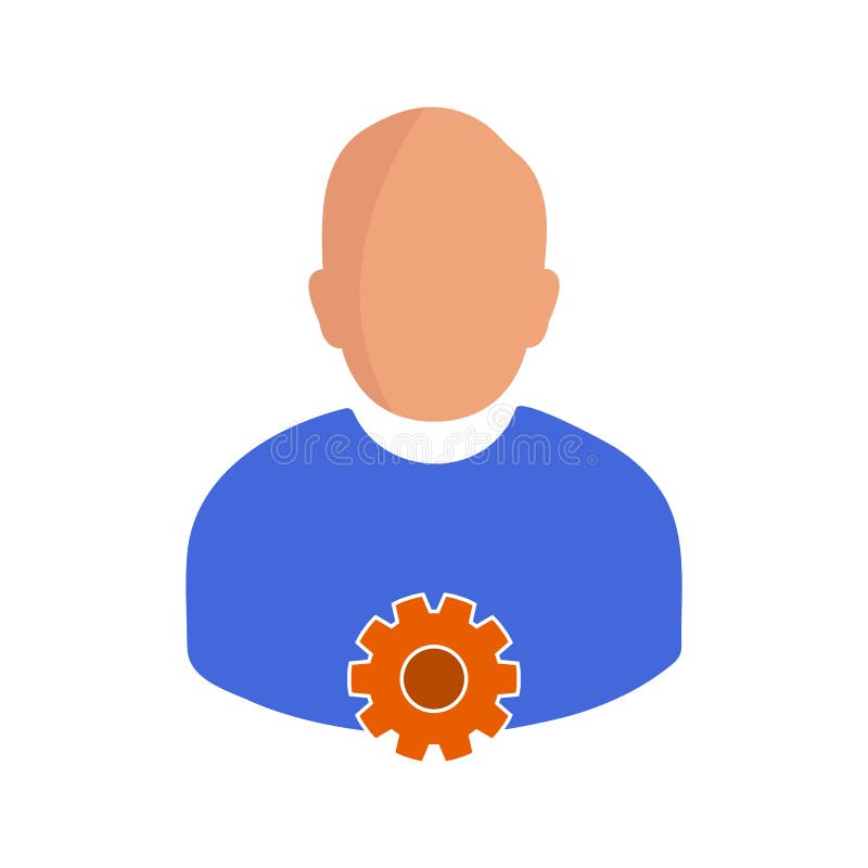 Account Settings Icon. stock vector. Illustration of gear - 160435222