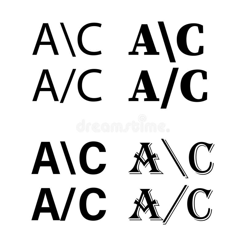 Account Symbol Illustration. a C Letters Vector. User Profile Icon ...