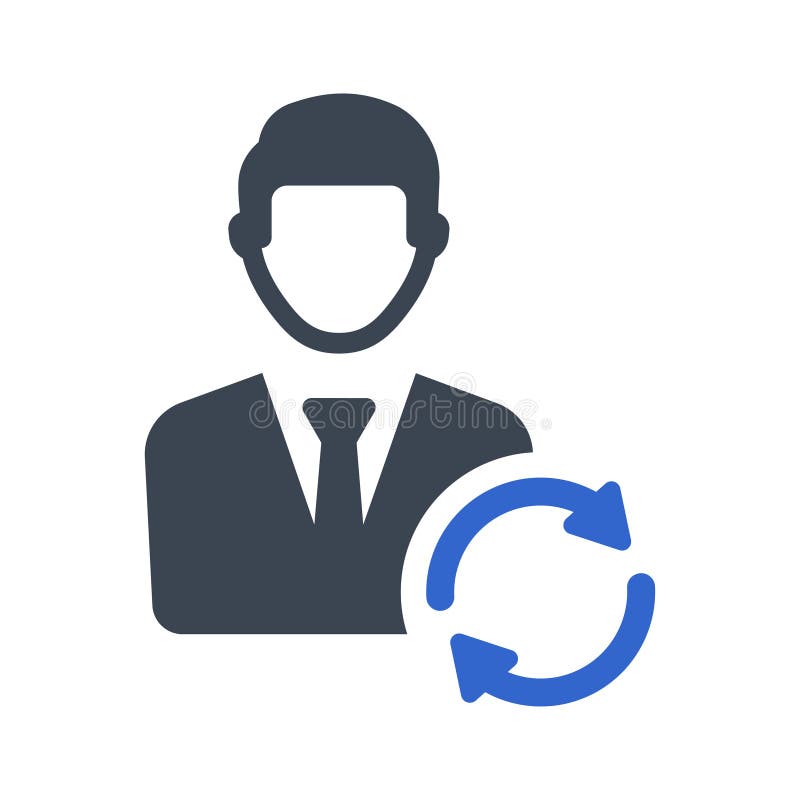 Account update icon stock vector. Illustration of reload - 214657419