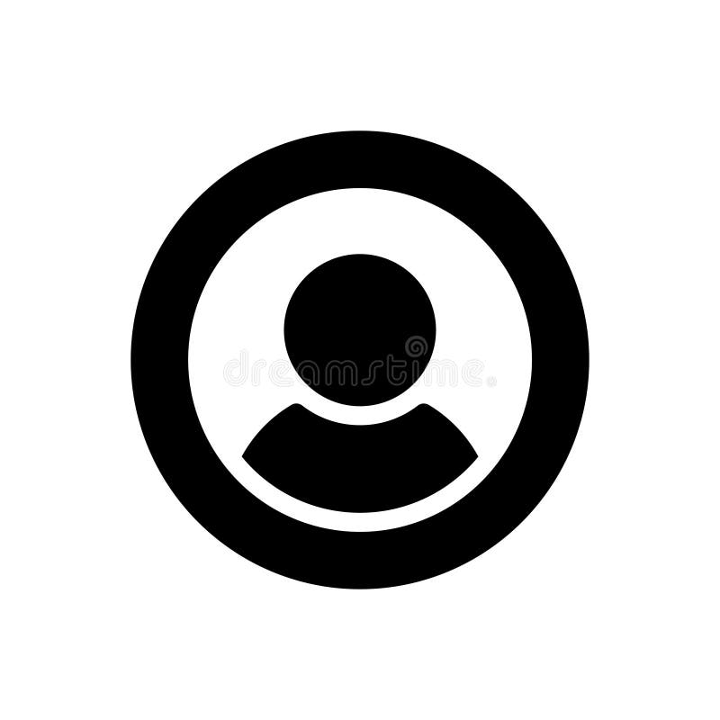 Account Vector Glyph Flat Icon Stock Vector - Illustration of pack ...