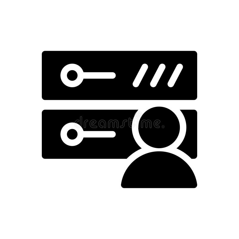 Account Vector Glyph Flat Icon Stock Vector - Illustration of premium ...